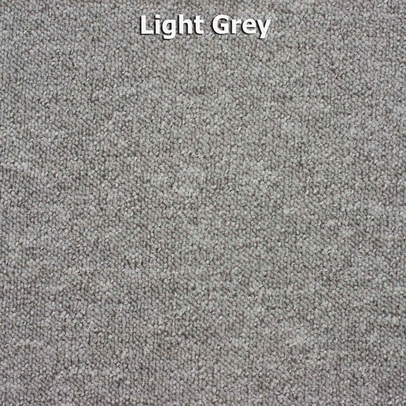 Light Grey Vegas Cheap Flecked Loop Pile Carpet Felt Backed Hardwearing ...